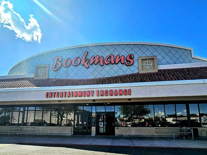 That distinctive storefront promises hours of browsing bliss, and your wallet might actually survive the experience.