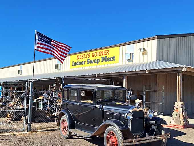 Pull up to Neely's Korner Indoor Fleamarket and Outdoor Swap Meet and step into a world of timeless treasures.