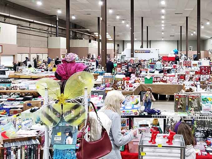 The sprawling interior of The Black Market invites treasure hunters to lose themselves in aisles of possibility, where one person's castoffs become another's prized possessions.