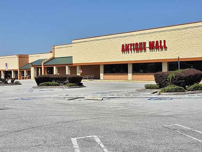 Plenty of parking means you won't have to circle like a vulture before your treasure hunt begins.