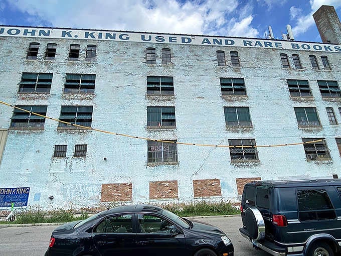 This weathered industrial giant has been transformed into Michigan's most magnificent temple of literature and literary adventure.