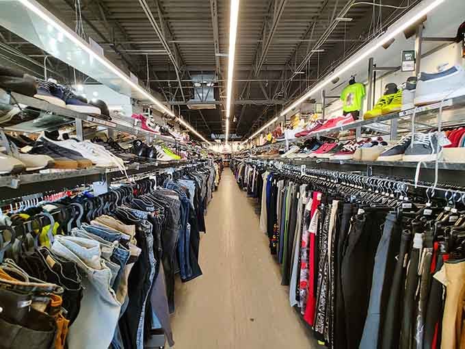 Designer thrift lined up like they're auditioning for your closet, and every single one deserves the part.