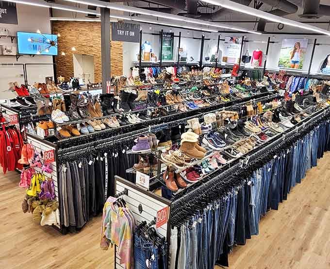 Behold the shoe section that could solve every footwear crisis from casual Fridays to fancy date nights without bankrupting you.