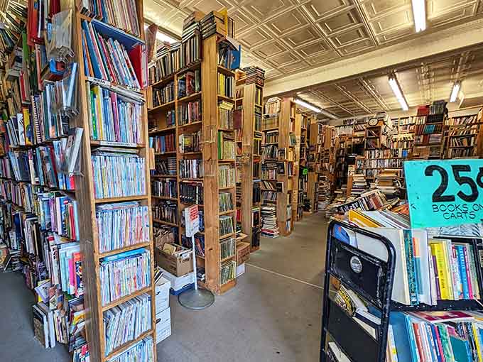 Get lost in the endless shelves of this massive bookstore, where thousands of titles are waiting for you to discover.