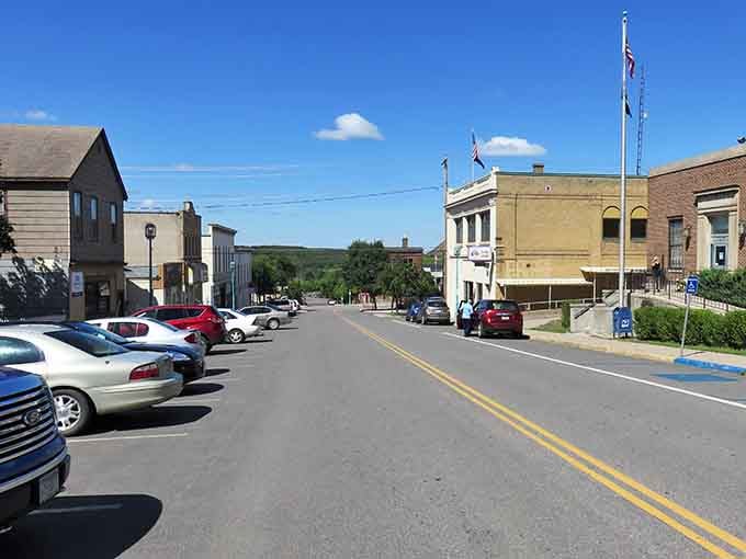 Grant Avenue stretches into the distance, a perfect small-town thoroughfare where everybody knows your name&mdash;and probably your business too.