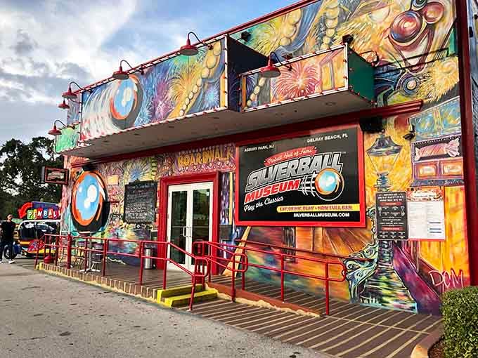 That exterior isn't just painted, it's practically screaming "abandon your adult responsibilities and come play with us!"