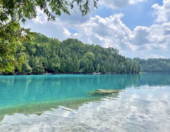 That turquoise glow isn't a filter or your imagination playing tricks on you, it's genuinely this stunning.