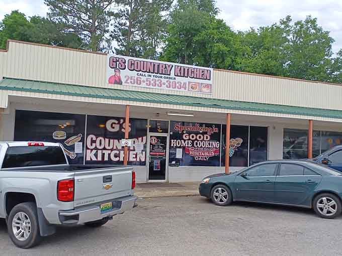 That full parking lot tells you everything you need to know about what's cooking inside this unassuming strip mall gem.