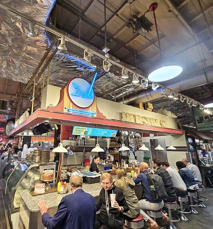 That counter has seen more sandwich orders than most restaurants serve in a lifetime of trying.