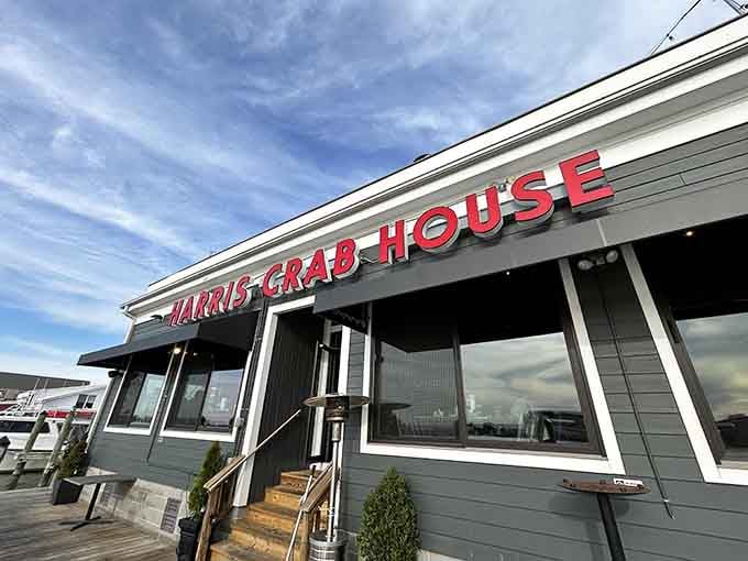 That classic waterfront charm hits different when you know what's waiting inside for your taste buds.