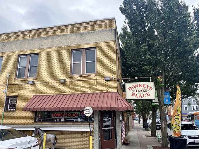 The distinctive yellow brick facade has been welcoming guests to Camden&rsquo;s timeless tavern for generations.