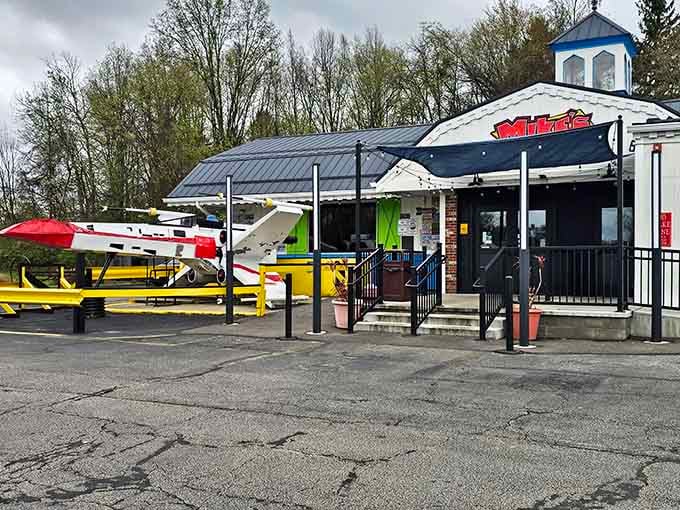 The quirky exterior is just the appetizer; wait until you see what's waiting inside with that legendary Reuben.