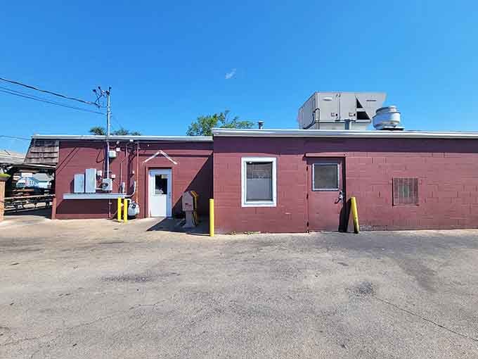 That unassuming red building holds more delicious secrets than your grandmother's recipe box ever did.
