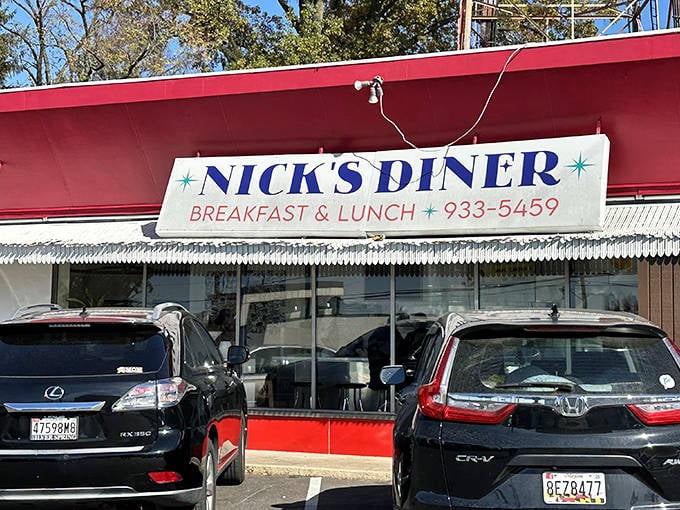 Cars line up outside this unassuming breakfast haven, their owners knowing that inside awaits the antidote to morning hunger pangs.