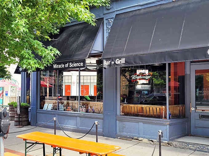 The exterior isn&rsquo;t just for show&mdash;it hints at a menu full of delightfully nerdy creations.