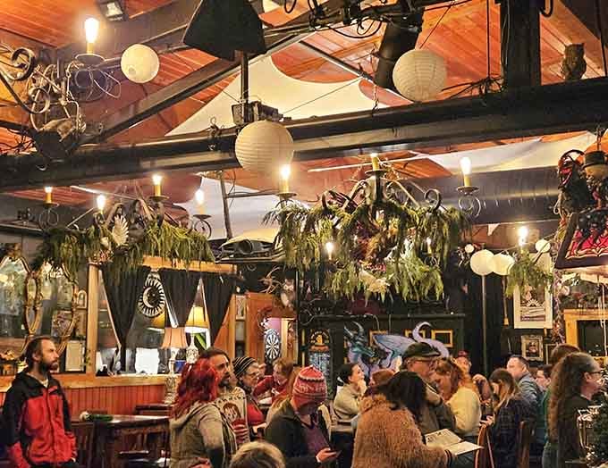 Step inside The Sparrow & Serpent where every corner tells a story and every meal becomes legend.