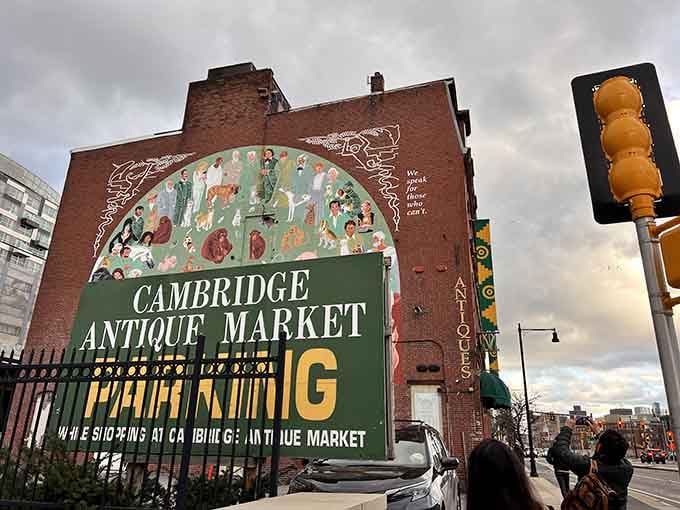 That colorful mural welcomes you to a place where Saturday afternoons vanish into thin air.