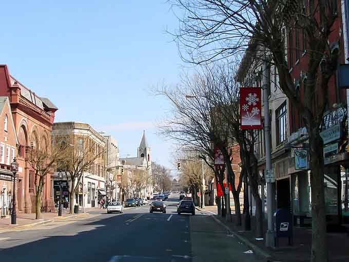 Tree-lined streets where you can actually walk without dodging selfie sticks and overpriced coffee shops.