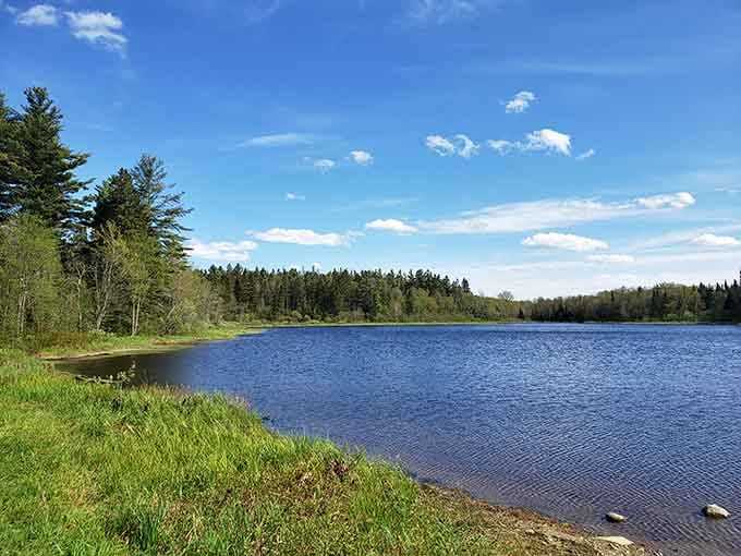 Blue skies reflecting off pristine water remind you that some views never get old, no matter how often you see them.