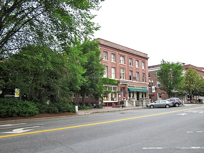 Classic brick architecture lines Hanover's streets, offering a blend of historic charm and practical amenities perfect for retirement living.