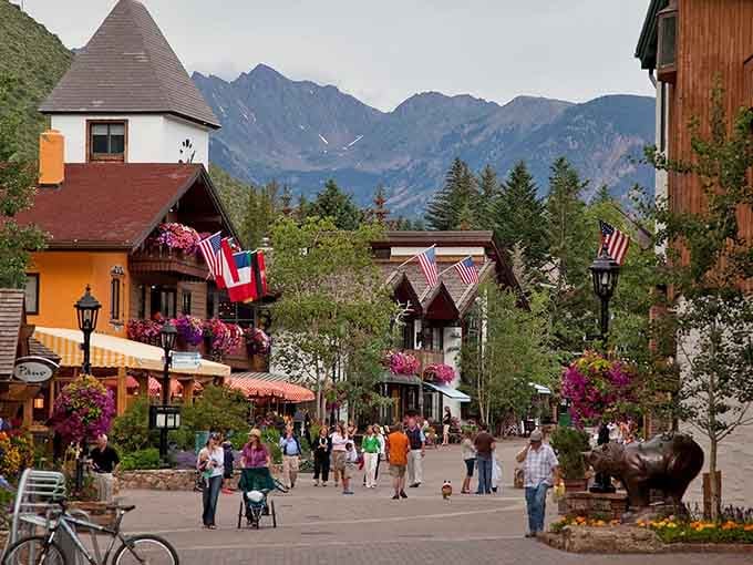 Those flower boxes aren't just decoration, they're a full-time commitment to making every street corner Instagram-worthy.