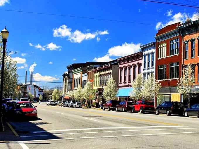 Main Street magic! Madison's historic downtown showcases a rainbow of meticulously preserved 19th-century facades that would make any architecture buff weak in the knees.