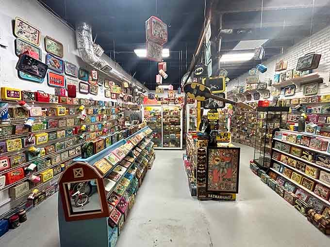 Floor-to-ceiling nostalgia packed tighter than your grandmother's closet, and infinitely more organized.