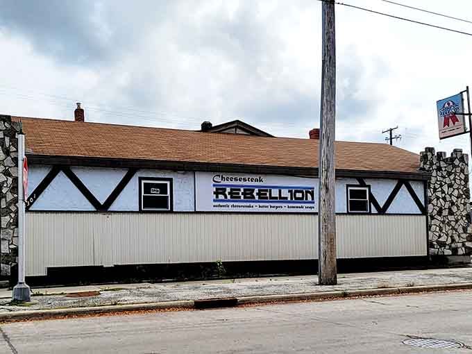 From the outside, you'd never guess this unassuming Green Bay building houses a galactic cheesesteak empire within.