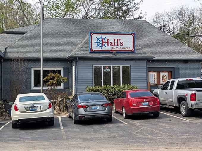 When the parking lot looks like a car dealership convention, you know the food inside is worth the drive.