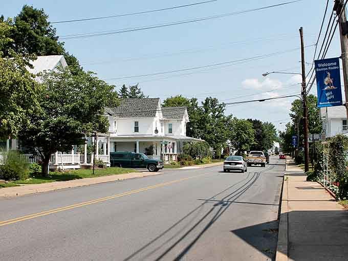 Tree-lined streets and classic homes make Benton feel like stepping into a simpler, quieter Pennsylvania era.