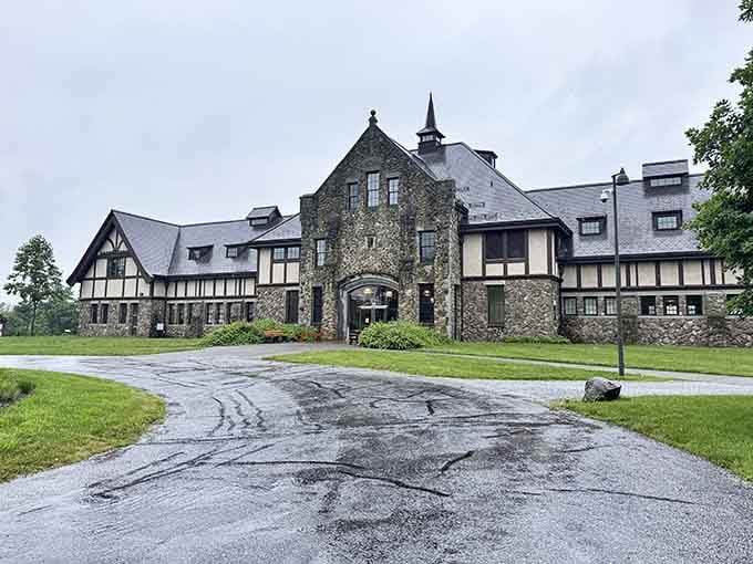 The same magnificent structure from another angle, proving that good architecture looks impressive from every possible viewpoint.