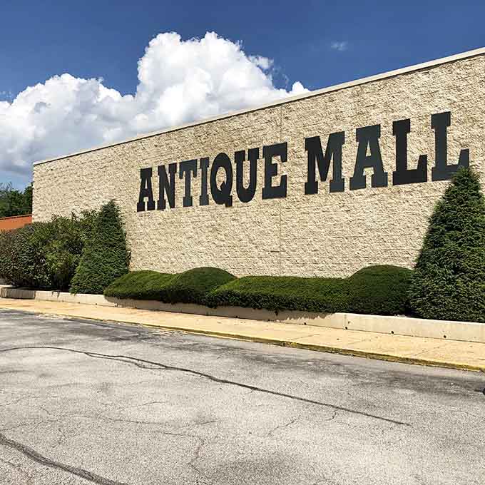 Those dramatic clouds frame this vintage paradise like a scene from a classic road trip movie.