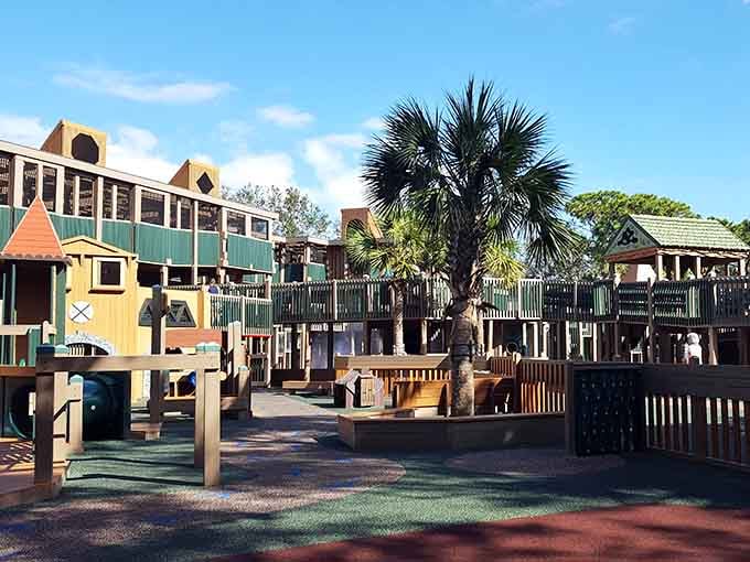 This isn't your average neighborhood playground, it's basically Disneyland without the ticket price or the lines.