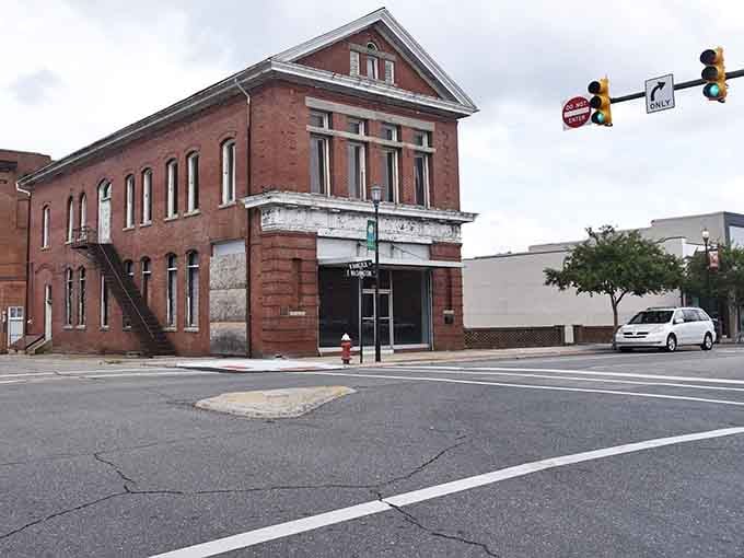 Classic brick architecture in downtown Rockingham tells the story of a city with genuine history and affordable living.
