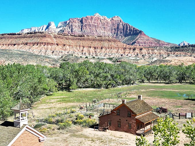 A bird's-eye view of Grafton's stunning setting—pioneers may have struggled here, but they certainly had million-dollar views!