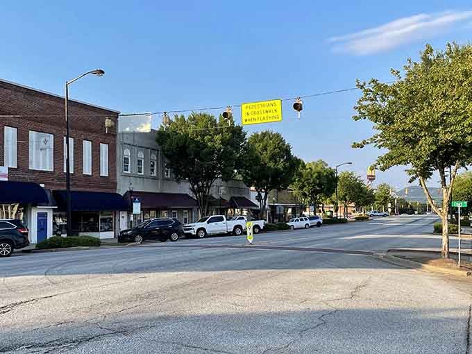 Main Street charm meets mountain magic in downtown Pickens, where small-town life still means something special.