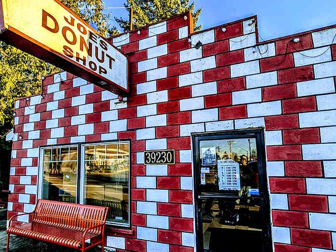 That red and white checkerboard exterior isn't just eye-catching, it's a beacon of breakfast happiness since the '70s.