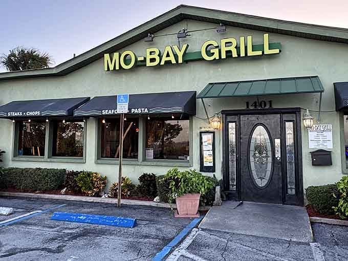 That cheerful yellow sign isn't just welcoming you in, it's practically begging you to discover Sebastian's Caribbean secret.