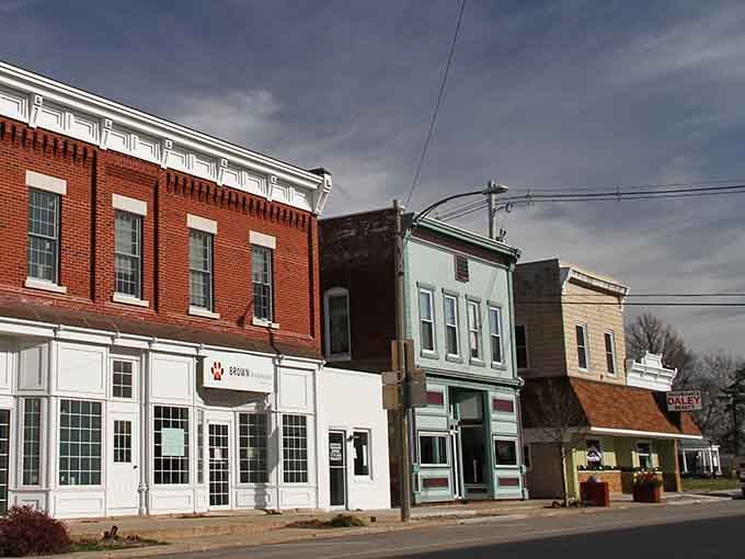 Downtown Elmwood's historic buildings stand proud like they've got nothing to prove and everything to offer.