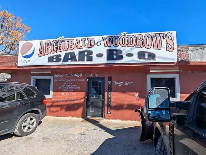 That red brick exterior might not win architecture awards, but it's hiding some serious smoky secrets inside.