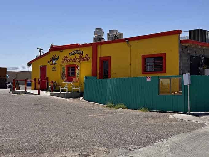 That cheerful yellow exterior isn't just paint, it's a beacon of hope for your hungry soul.