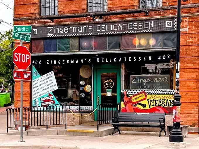 That unassuming brick storefront on Detroit Street hides one of America's greatest sandwich destinations inside.