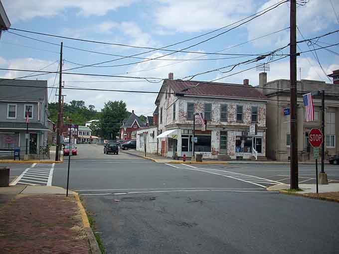 Main Street Duncannon looks like it stepped out of a time machine and decided to stay awhile.