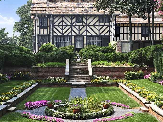 The Sunken Garden looks like someone convinced an English estate to relocate for better weather and tax breaks.