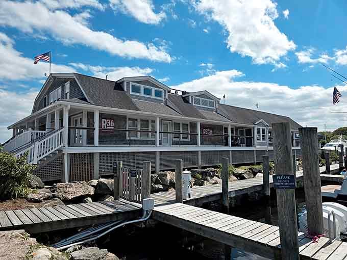 That weathered shingle exterior is basically screaming "park here and prepare for magic."