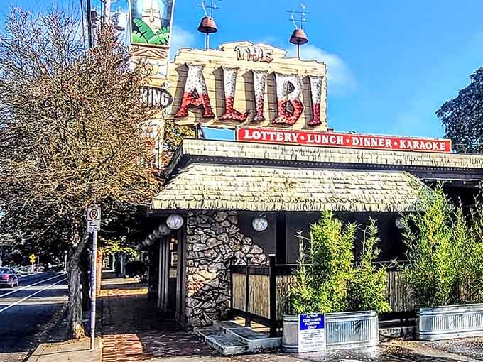 That thatched roof isn't fooling anyone about the weather, but who cares when paradise looks this good?