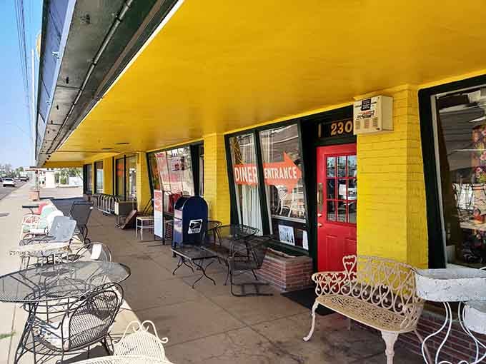Those vintage chairs outside aren't just furniture, they're front-row seats to Phoenix's most delicious time machine in action.