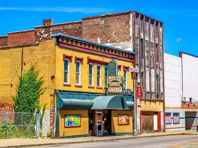 This cheerful yellow building houses local treasures and the kind of character money can't buy anymore.