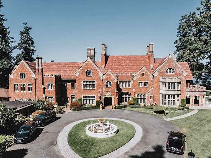 When a castle materializes through Pacific Northwest gardens, you know you've stumbled onto something magnificently unexpected.