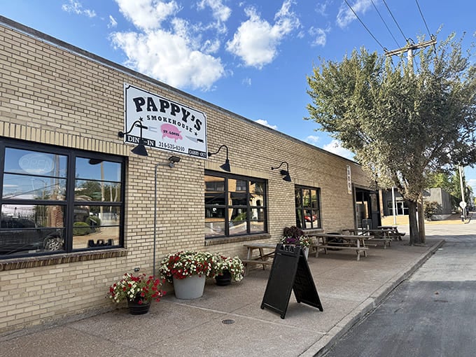 That tan brick exterior hides one of St. Louis's worst-kept secrets: world-class barbecue worth any wait.